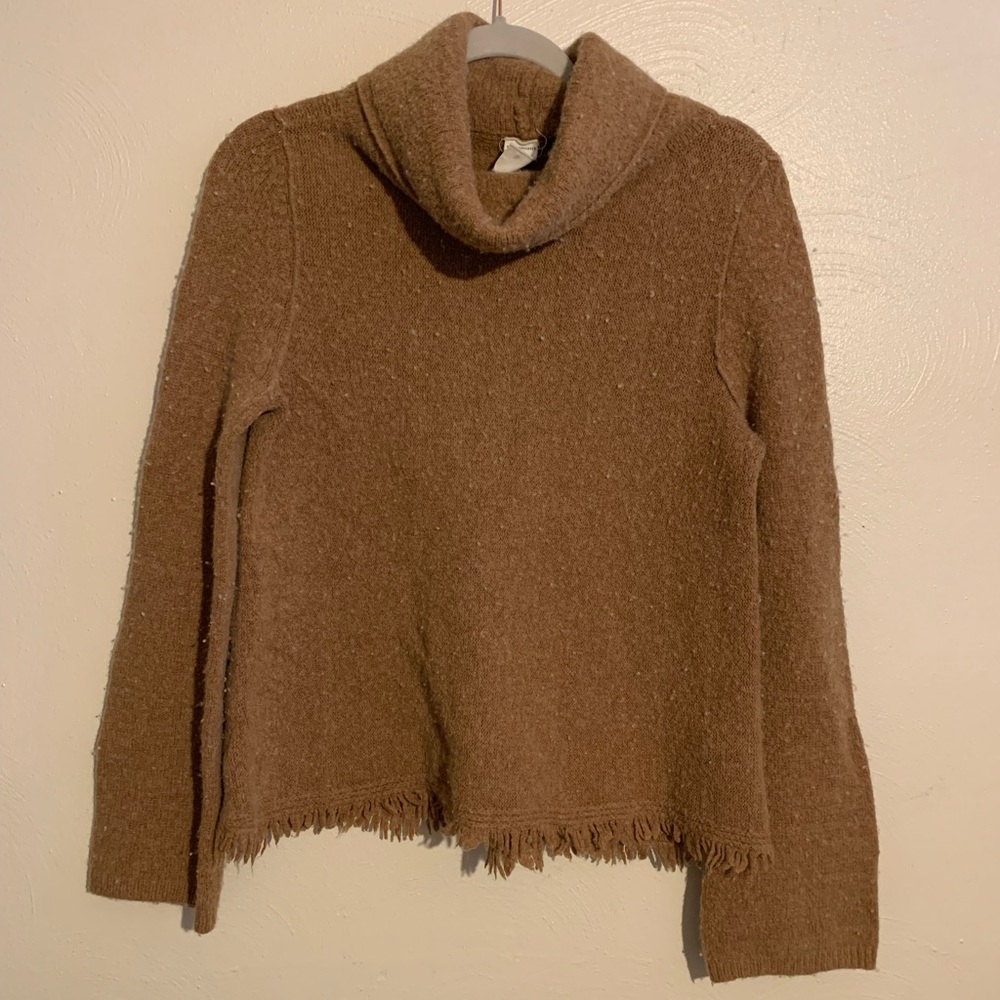 Anthropologie Akemi + Kin Camel Mock Neck Sweater Wit… - Gem